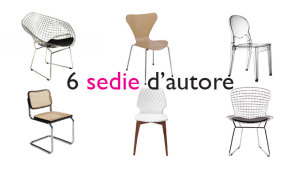 6 sedie di design famose